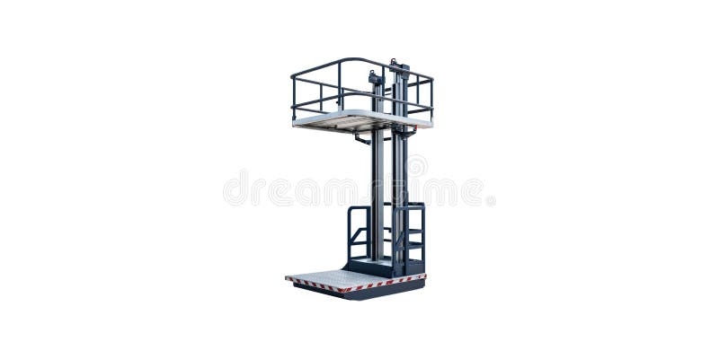 Industrial Lifting Platform Isolated on Transparent Background Stock ...