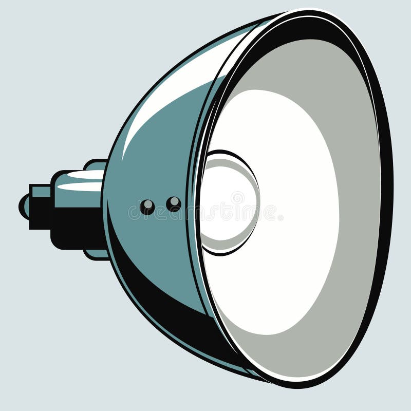 Industrial Lighting Fixture Stock Vector - Illustration of cartoon ...