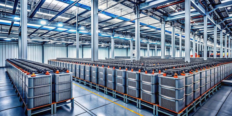 Industrial LithiumIon Battery Array Advanced Energy Storage Solutions ...