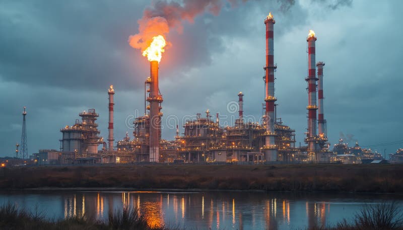 Natural Gas Flare Stock Illustrations – 810 Natural Gas Flare Stock ...