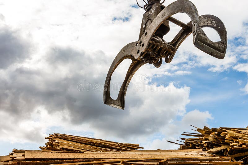 Industrial Log Loader at Lambermill Stock Photo - Image of transport ...