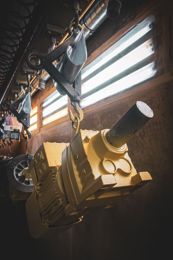 Industrial Machine Associated with Power Supply Equipment Located in a ...