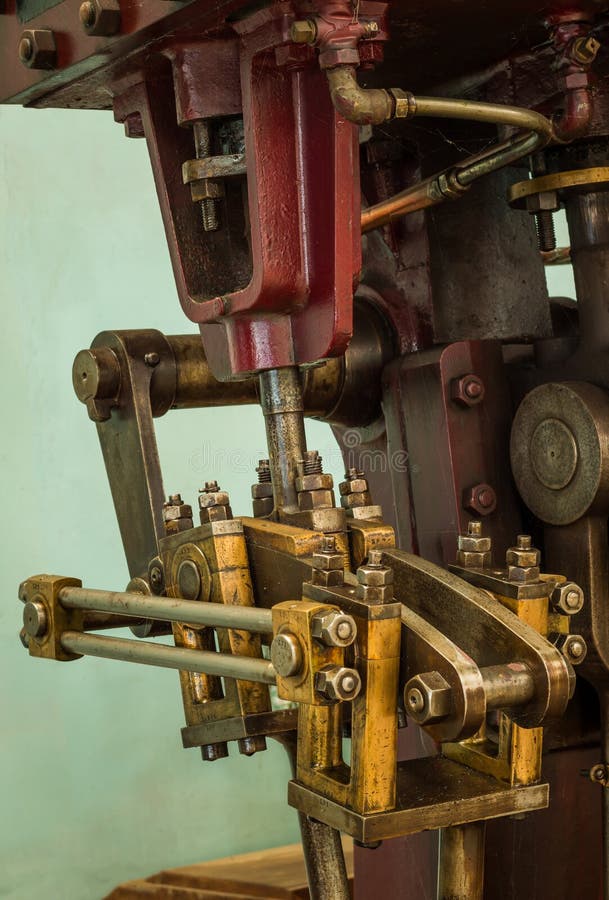 Industrial Machine Crank System Stock Photo - Image of crank, history ...