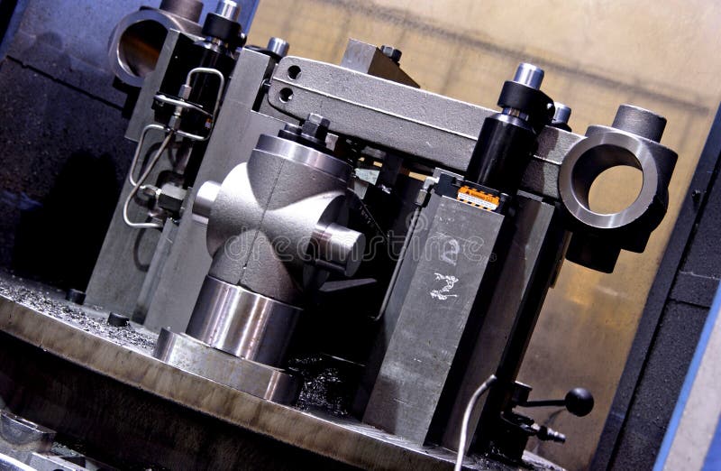 Industrial Machine in Factory Stock Photo - Image of machine, steel ...