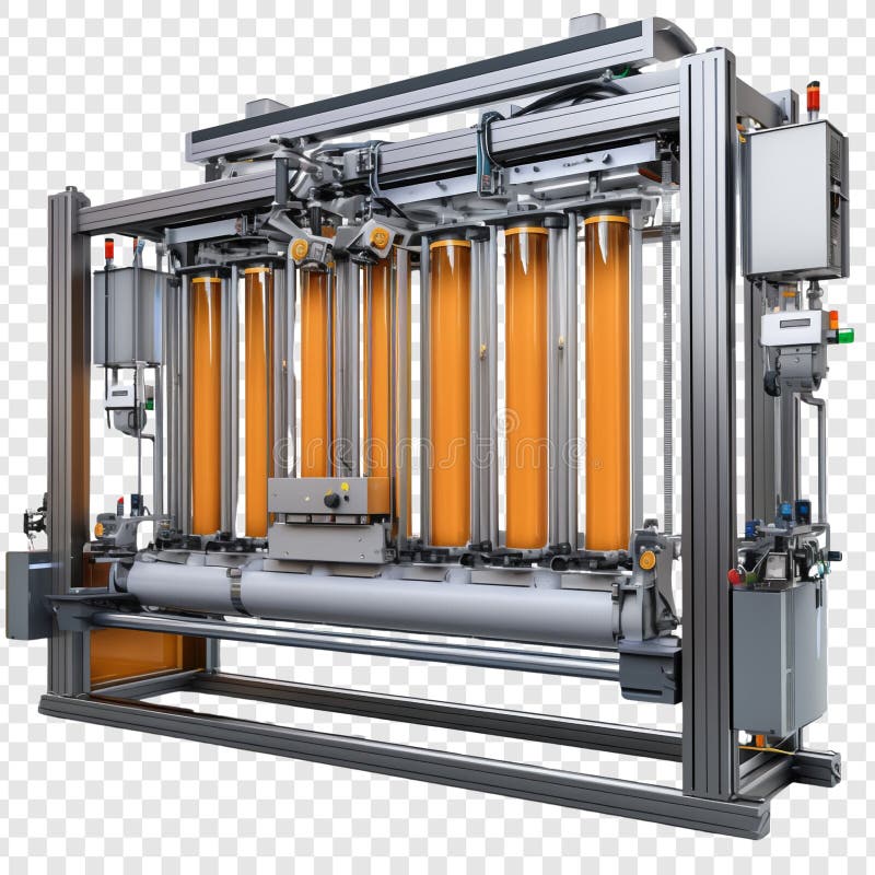 Industrial Machine for Processing Products in Cylindrical Containers ...