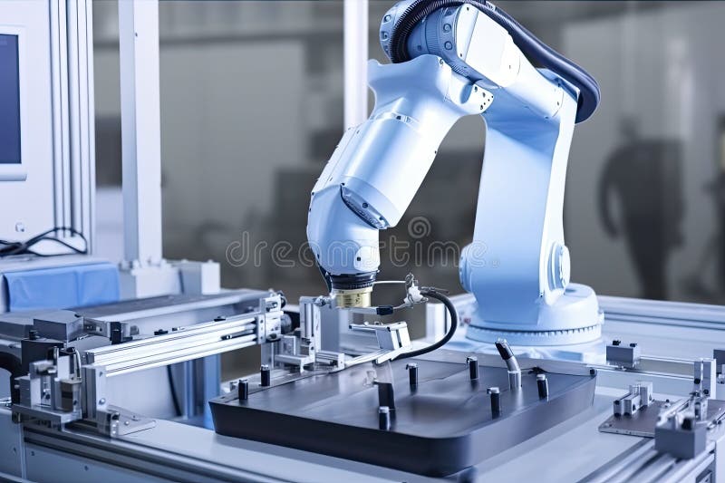 Industrial Machine Robot, Smart Modern Factory Automation Using ...