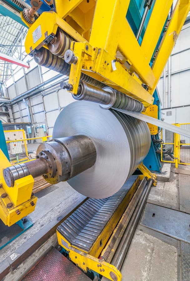 Industrial Machine for Steel Cutting Stock Image - Image of industry ...