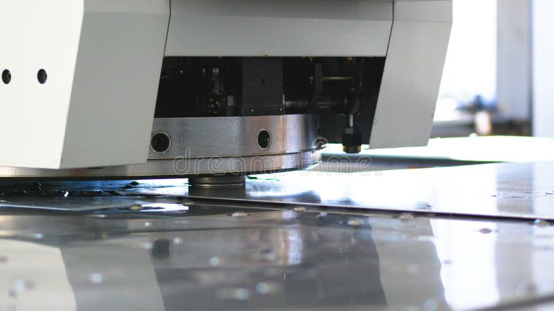 Components and Parts Being Manufactured by Machine Tool. Stock Footage ...