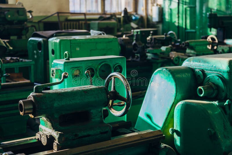 Industrial Machine Tools. Close Up View of Valve Stock Image - Image of ...