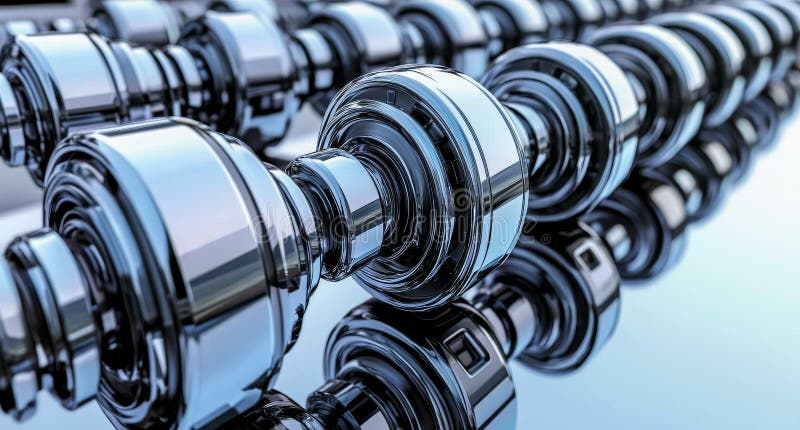 Industrial Machinery is Shown in Close-up, with Sparks Flying As it ...