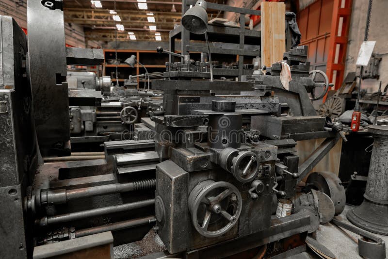 Industrial Machines in a Factory Stock Image - Image of machine ...