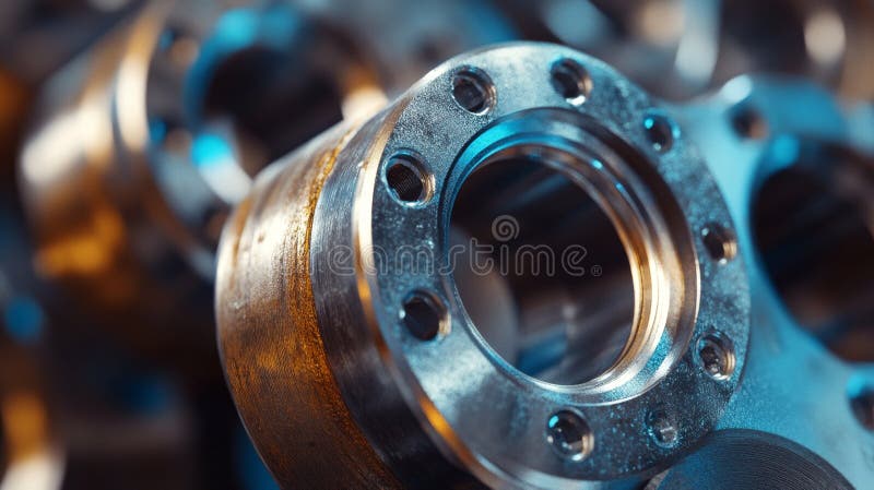 Industrial Magnesium Alloy Component for Lightweight Applications Stock ...