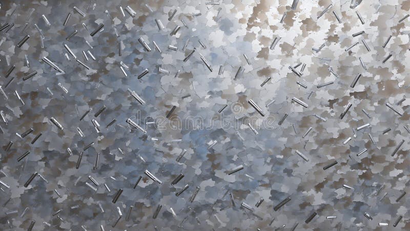Industrial Galvanized Steel Pattern. Ai Generated Stock Illustration ...