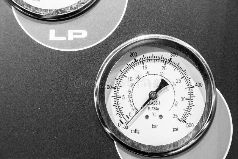 Industrial Measurement Device Closeup Stock Photo - Image of water ...