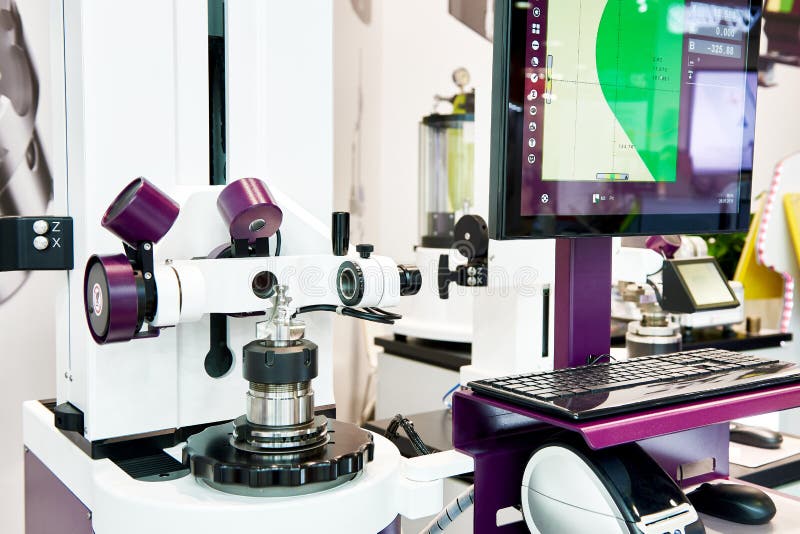 Industrial Measuring Device Stock Image - Image of accuracy, keyboard ...