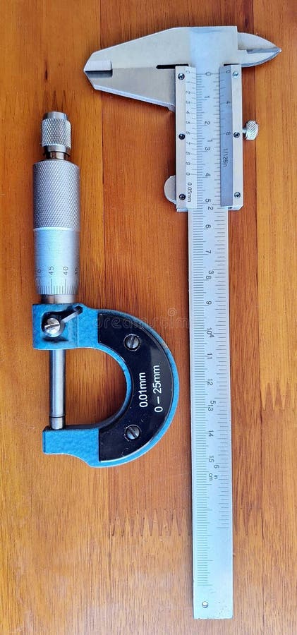 Precision Industrial Tool - Micrometer and Caliper Stock Photo - Image ...