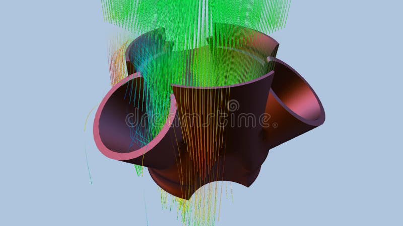 Industrial Mechanical Part Airflow Simulation - CFD Simulation ...