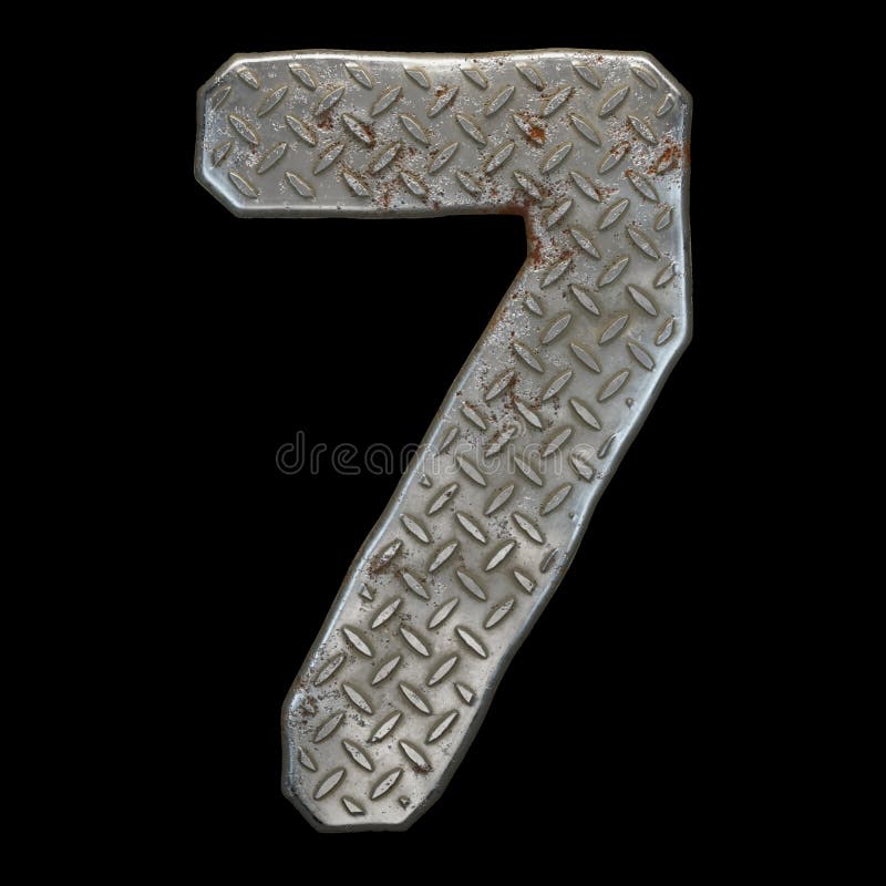 Chrome Number 7 Stock Illustrations – 179 Chrome Number 7 Stock ...