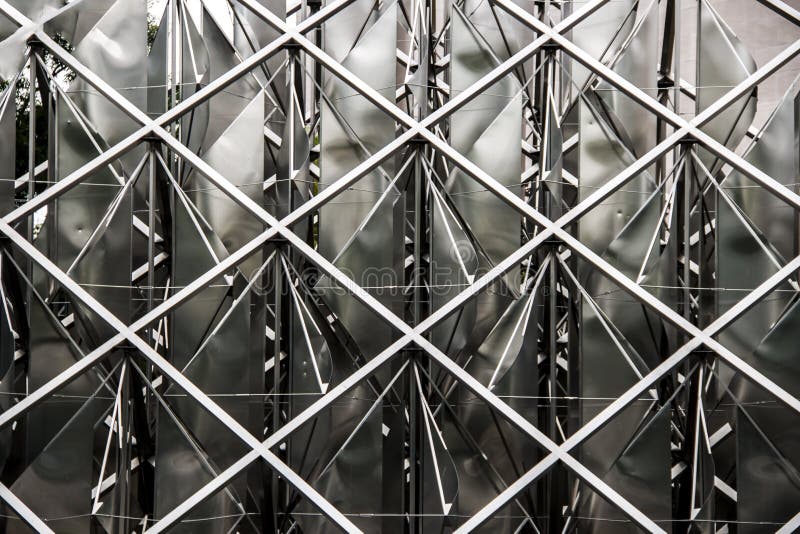 Industrial Metal Pattern at a Construction Site Stock Photo - Image of ...