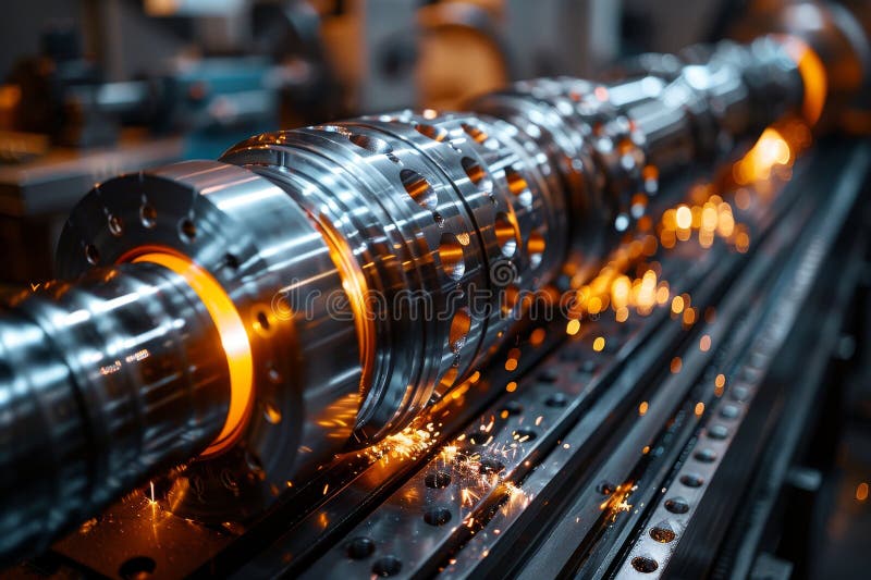 Industrial Metal Processing with a Large Milling Cutter Disc for ...