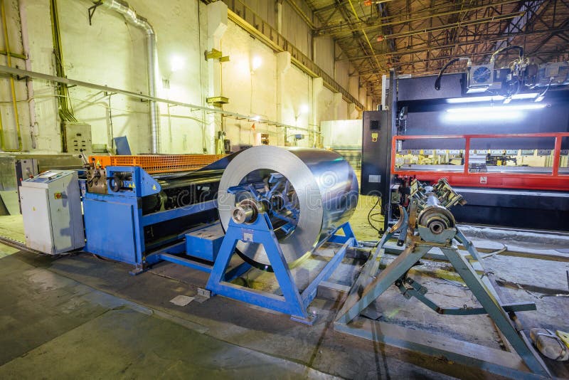 Industrial Metal Sheet Coil for Metal Sheet Forming Machine in Workshop ...