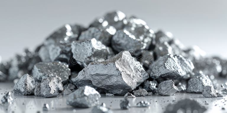 Industrial Metallic Lithium Ore Texture for Battery Technology Stock ...