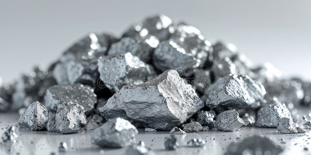 Industrial Metallic Lithium Ore Texture for Battery Technology Stock ...