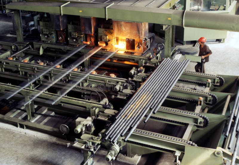 Industrial metallurgy stock image. Image of heavy, process - 2267243