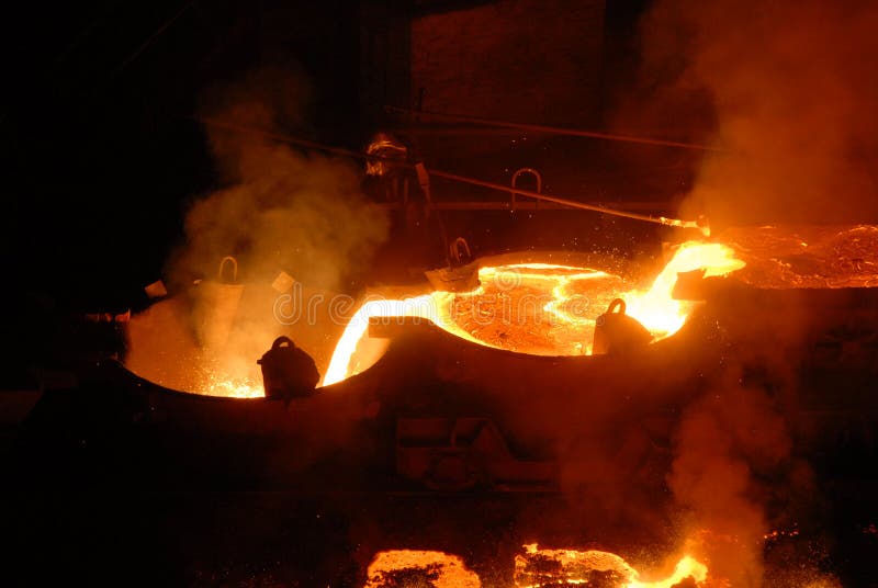 Industrial metallurgy stock image. Image of technology - 5890917