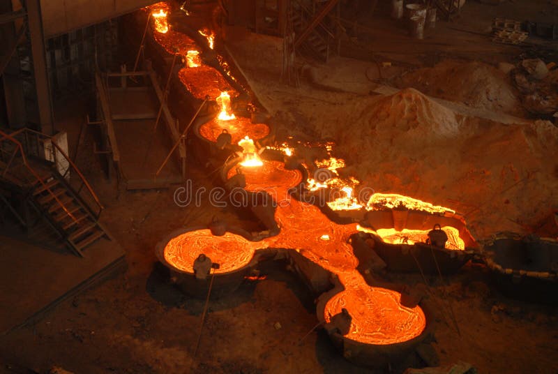 Industrial metallurgy stock image. Image of technology - 5890917