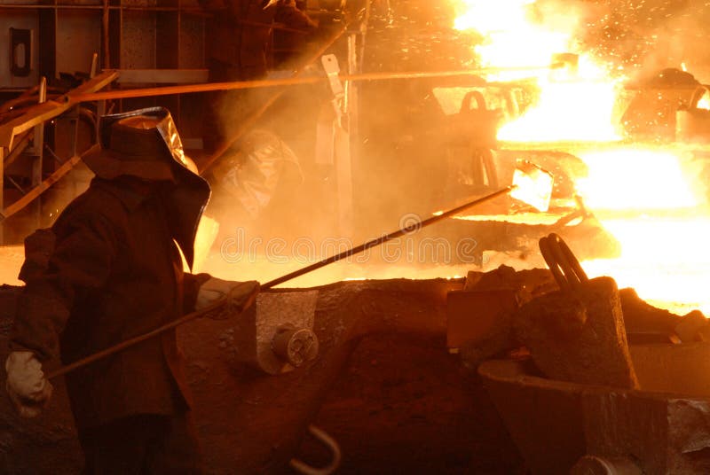 Industrial metallurgy stock image. Image of technology - 5890917