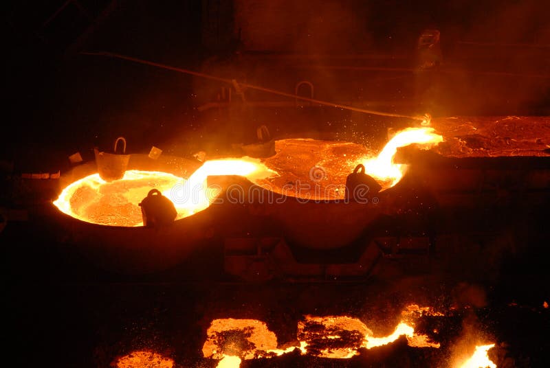 Industrial metallurgy stock photo. Image of sparks, metallurgy - 5890748