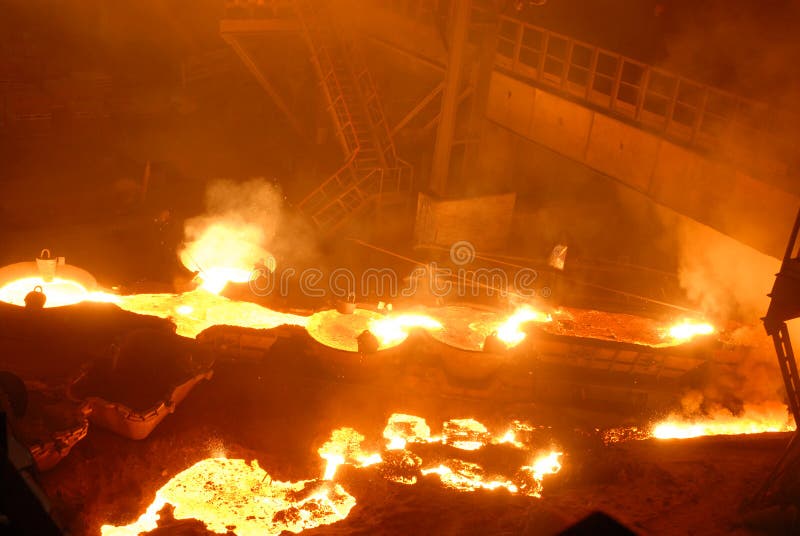 Industrial metallurgy stock image. Image of technology - 5890917