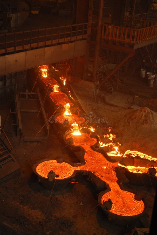 Industrial metallurgy stock image. Image of melting, molten - 5902607