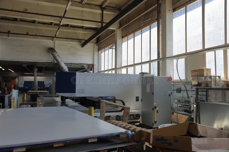 Industrial Metalworking Machine Stock Image - Image of equipment ...