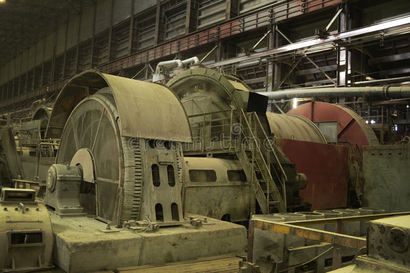 Industrial Cnc Mill Automated Metal Processing Machine Stock Photo ...