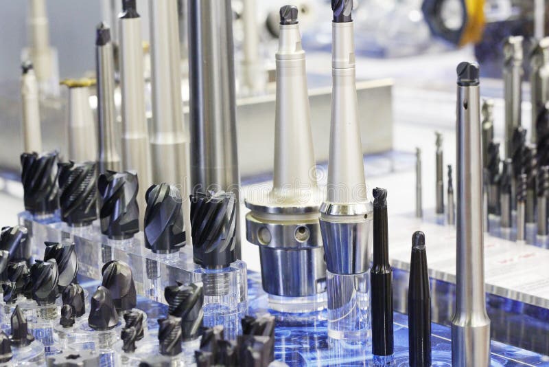 Industrial Milling Cutting Tool with Carbide Insert Stock Photo - Image ...