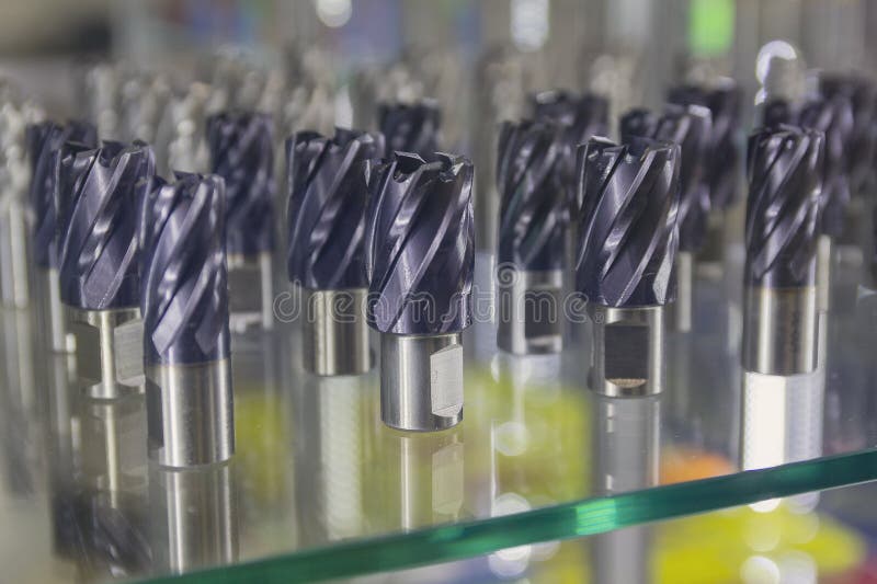 Industrial Milling Cutting Tool with Carbide Insert Stock Photo - Image ...