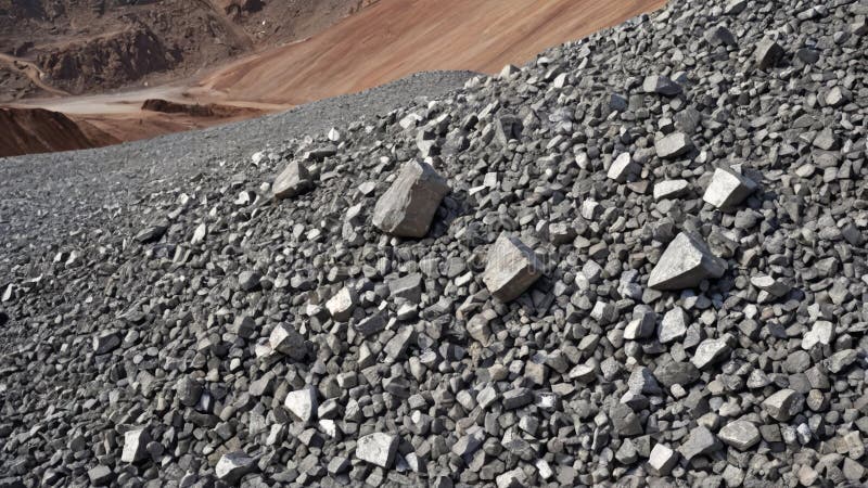 Industrial Minerals Zinc Ore Pile in Mining Site Stock Illustration - Illustration of materials ...