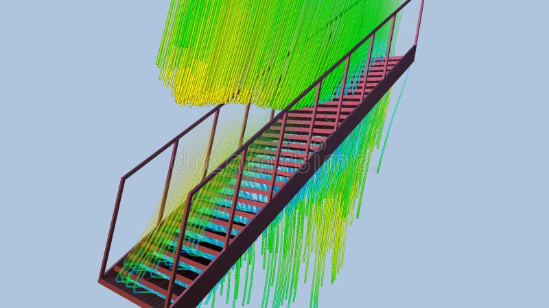 Industrial Mobile Ladder Airflow Simulation - CFD Simulation ...