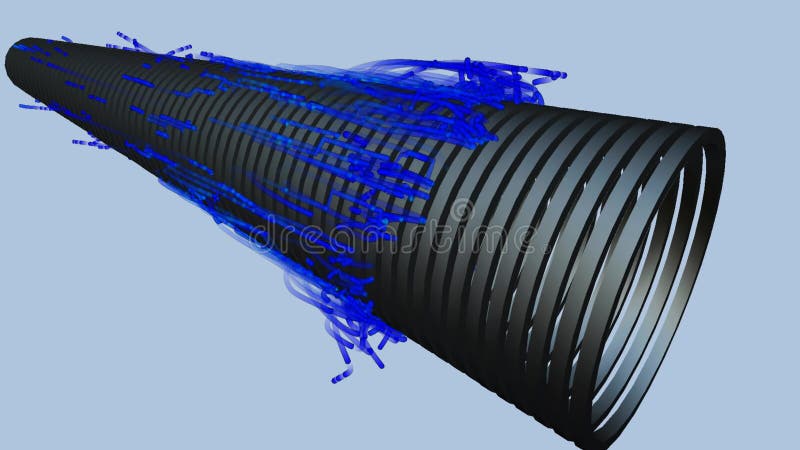 Industrial Multi-ring Sorting System Airflow Simulation - CFD Simulation Computational Fluid ...