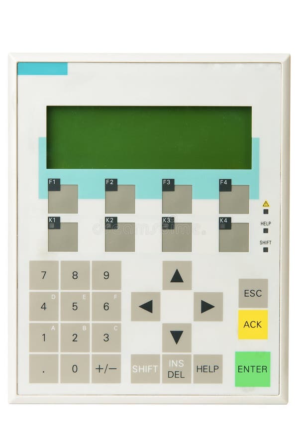 Modern Industrial Control Panel Stock Photo - Image of metalwork ...