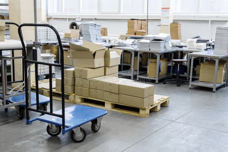 Industrial Packaging Machine Stock Photo - Image of factory, movement ...