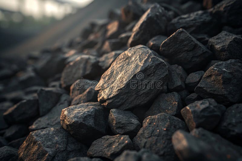 Industrial Pea Coal Surface Texture Stock Illustration - Illustration ...