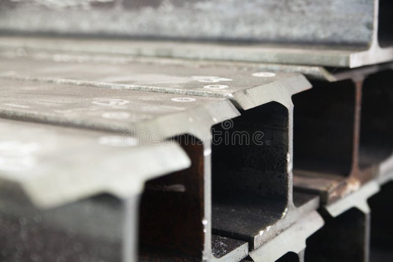 Industrial photo of I-beam stock photo. Image of iron - 24693928