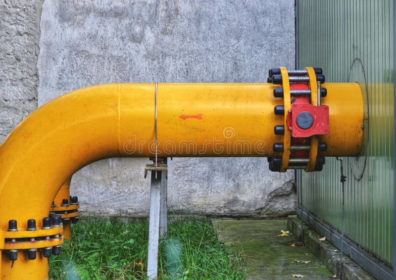 Industrial pipe stock photo. Image of detailed, fence - 100923948