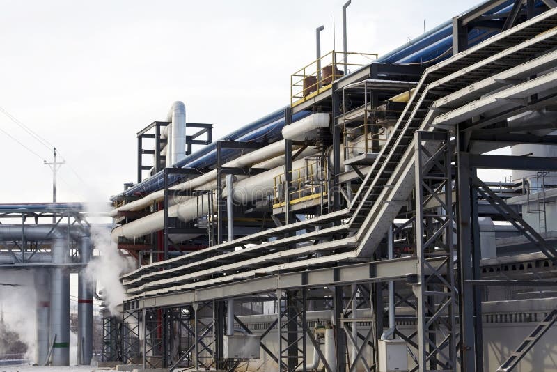 Industrial Pipeline stock image. Image of industrial - 12936905