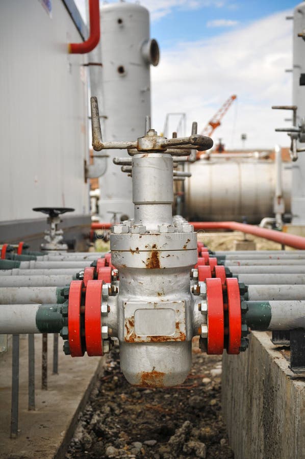 Industrial pipeline stock image. Image of plant, industry - 26430363