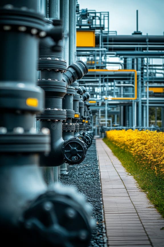 Industrial Pipeline System a Comprehensive View of Complex Pipework in ...