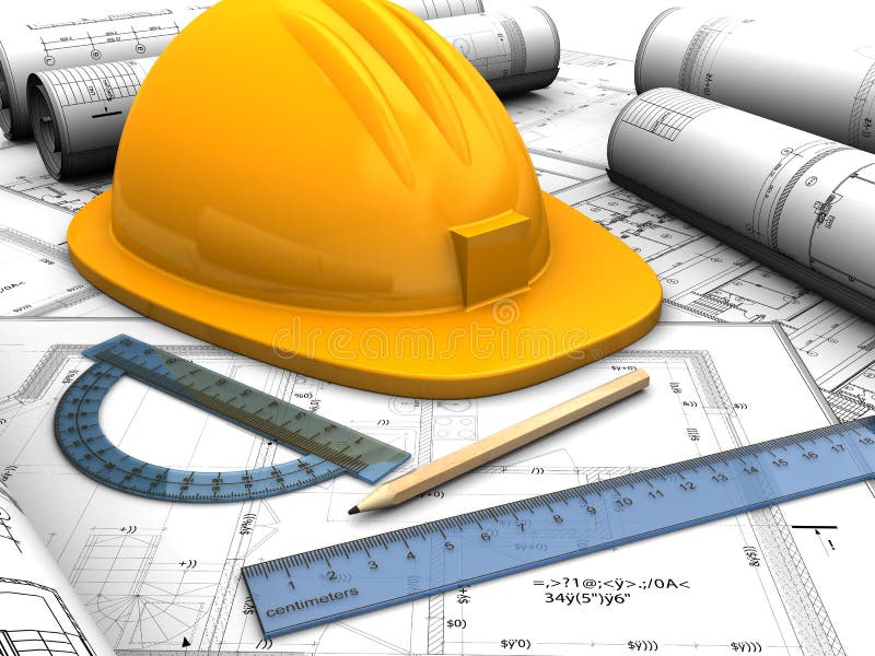 Industrial plan stock illustration. Illustration of object - 27133472